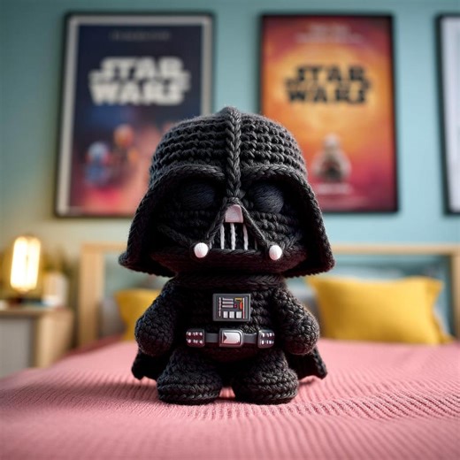 Darth Vader Amigurumi Crochet Pattern PDF – Star Wars DIY Crochet Doll Tutorial for Beginners - Instant Download - Etsy