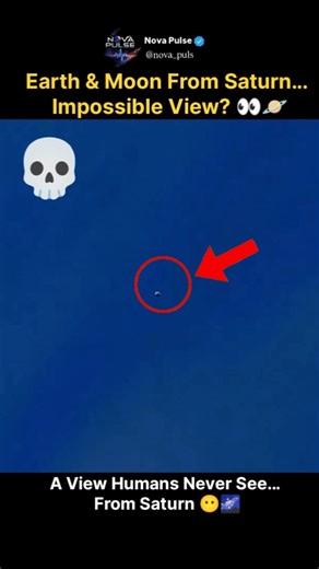 What If You Could See Earth From Saturn😳 | #shorts #cosmos #moon #universe #space