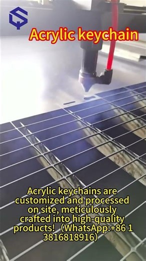 Acrylic keychain customization processing site, meticulously crafted into fine products! #acrylic