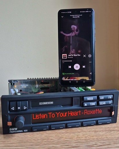 BMW E36 Professional RDS Radio with the new Bluetooth software