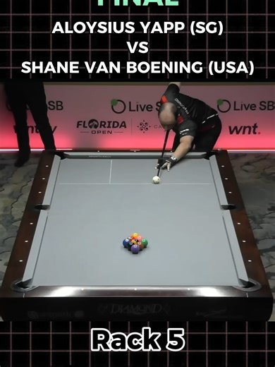 Yapp vs SVB Rack 5: A Billiards Showdown
