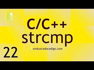 strcmp C/C++: Comparar string, aula 22