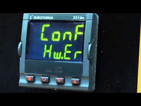 How to clear a Hardware Error caused by changing modules on a Eurotherm Temperature Controller