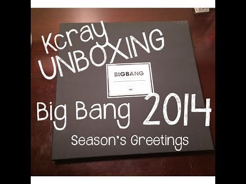 Unboxing Big Bang's 2014 Seasons Greetings Calendar