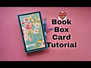 Book Box Card Tutorial | DIY Gift Box | Birthday Gift Ideas