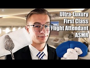 ASMR - Ultra-First-Class Luxury Flight Attendant Roleplay (Personal Attention, Soft Spoken)