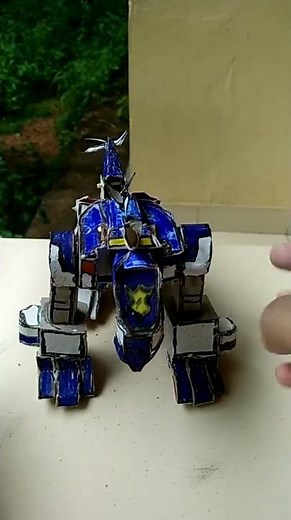 Transformers rescue bots academy dino bot Chase cardboard toy