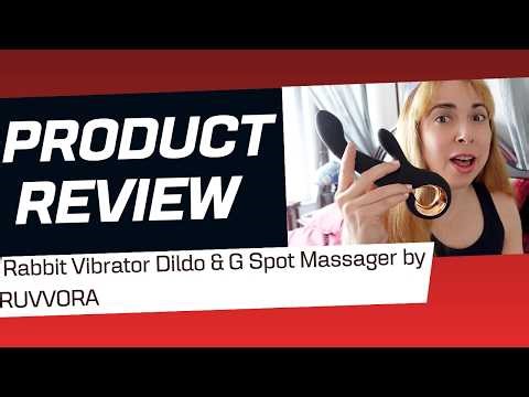 Rabbit Vibrator Dildo & G Spot Massager by RUVVORA REVIEW!