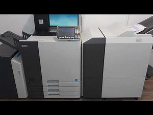 Riso ComColor GL7430 Full Color Inkjet Printer with High-Capacity Feeder, FS2100C Fiery and Finisher