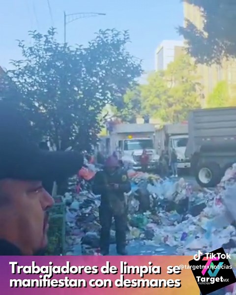 Protesta Radical en CDMX: Trabajadores de Limpia en Acción