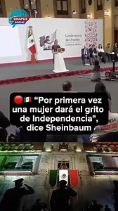 1.1M views · 10K reactions |  “Por primera vez una mujer dará el grito de Independencia", dice Sheinbaum #claudiasheinbaum #gritodeindependencia #15deseptiembre #mexicanos #sinapsisocial | Sinapsis Social • Noticias | Facebook