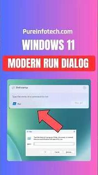 NEW Run Dialog with Modern UI Coming to Windows 11 After 30 Years