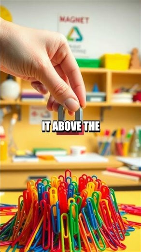 Magnetic Magic: Paperclip and Magnet Experiment