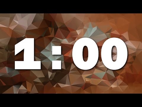 Abstract Geometric Countdown Timer - 1:00