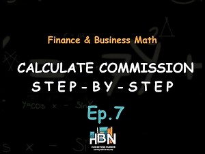 Calculation of Commission: Step-by-Step Solved Examples (Gross Pay & Rate)