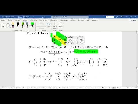 méthode itérative (Jacobi et Gauss seidel)