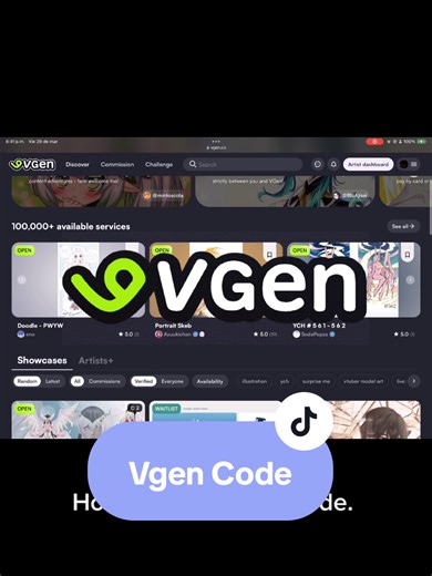 Tutorial on how to get a Vgen code! #vgen #artcomms #tutorial #vgencomm #commissionsopen