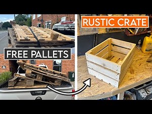 Making an Easy DIY Pallet Wood Crate