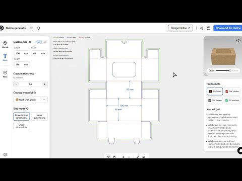 How to create a business card box template?