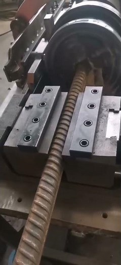 Fully Automatic 220mm Length Thread Rebar Rib Peeling and Thread Rolling Machine