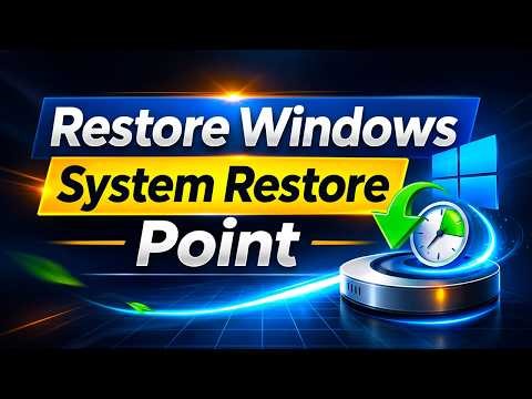 How to Restore Windows with a System Restore Point