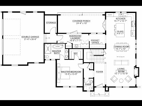 Drawing a House One Line at a Time