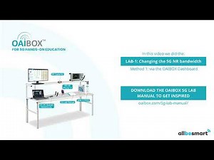 OAIBOX 5G Lab Manual - Lab 1 demonstration video