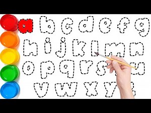 abcdefghijklmnopqrstuvwxyz, ABC Drawing & Phonics: Learn Letters While We Color! Ks Art