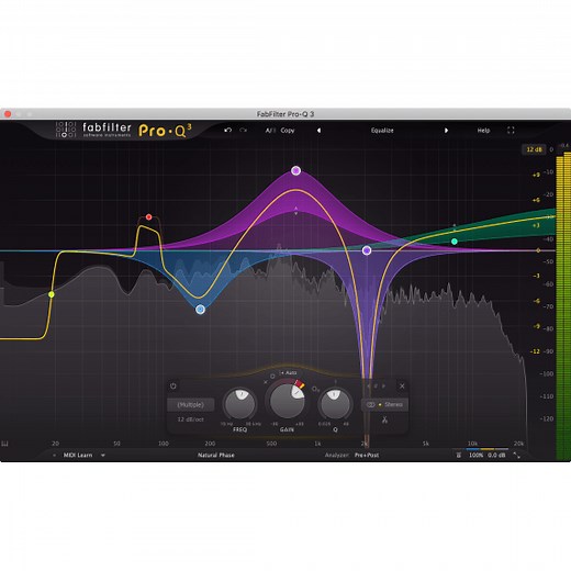 FabFilter Pro-Q3 - EQ (Serial Download) - FabFilter from Inta Audio UK