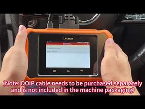 LAUNCH X431 Creader Elite V2.0 | uses OBD cables and DOIP cables for vehicle diagnosis