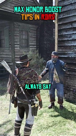 Honor Boost To Max Tips In RDR2 #rdr2 #reddeadredemption2