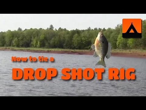 How to tie a drop shot rig