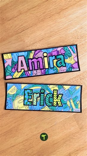 Teach Starter | Teaching Resources 🌱 | ✨ Start the school year by inspiring a love of reading! ✨ Give your new students something special on Day 1, a personalised name bookmark... | Instagram
