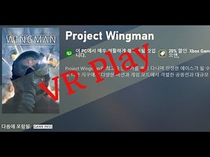 게임패스 프로젝트 윙맨 VR로 실행하기