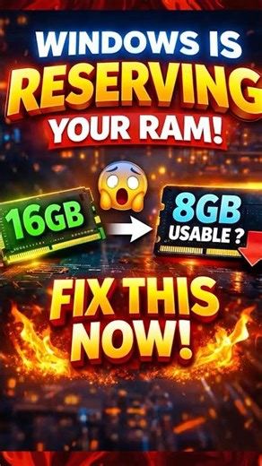 Windows Is Reserving Your RAM 😳 FIX THIS NOW!