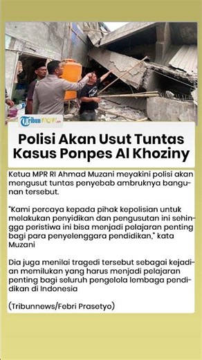 Polisi Usut Kasus Ponpes Al Khoziny, Eks Kabareskrim Sebut Sejumlah Pihak Bisa Dijerat