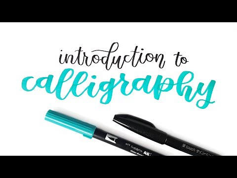 Introduction to Calligraphy (for Beginners)!!!