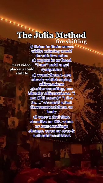 the julia method for shifting #thejuliamethod #shiftingmethods #juliamethod #juliamethodshifting #shiftok #shiftingrealities #fyp