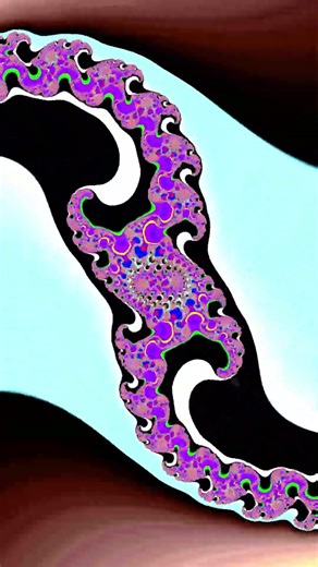 #trippyart #animationart #mathart Synesthetic Storm: Trance Through the Fractalverse