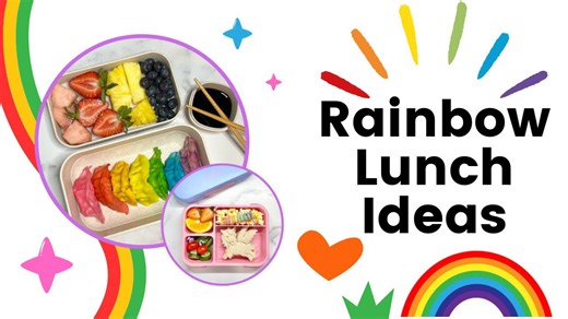 Rainbow 🌈 bento lunch ideas for kids compilation | easy lunch ideas | dumplings | unicorn lunch
