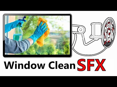 Window Squeak Clean Sound Effects - Glass Wipe SFX