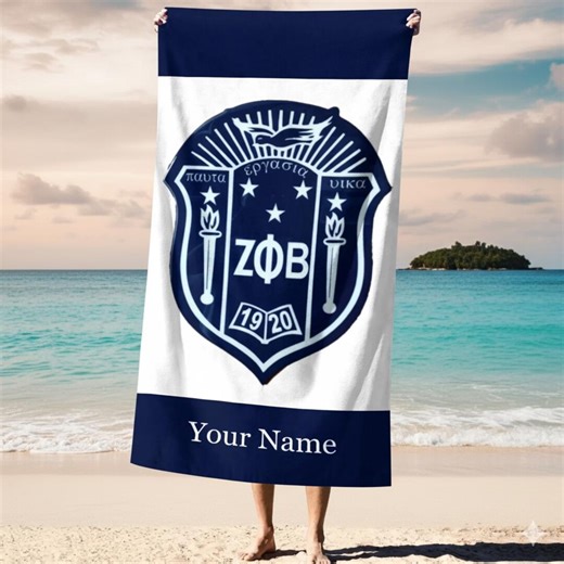 Sigma Gamma Rho Beach Towel Personalized, Sgrho 1922 Sorority Gift, Custom Name Greek Life Pool Towel, Blue Gold Sgrho Towel - Etsy