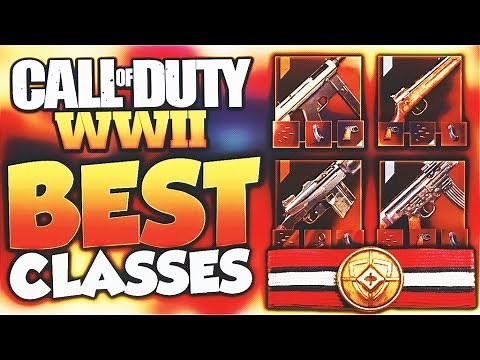 TOP 5 BEST CLASSES in Call of Duty WW2! (Best Class Setups) - WORLD WAR 2 BEST DIVISION CLASS SETUPS