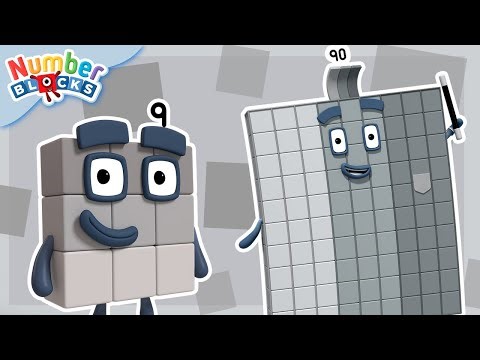 The Nine Times Table Method 👐 - Try Something New | Learn Multiplication for Kids | Numberblocks