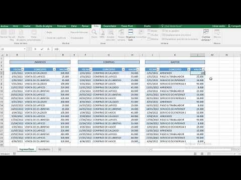 Plantilla En Excel Para Llevar La Contabilidad De Tu Negocio-Automatizada (1 de 2) Paso a Paso