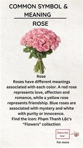 Rose common symbol and meaning