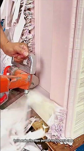 Trimming a Giant Stack of Paper