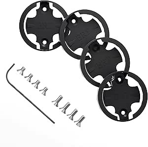 Bike Computer Mount for Bryton - 4 Pcs Mount Insert Adapter for Rider Stages Dash Hammerhead Out Front Bike Mount, Cycling Computer Mounts Replacement Base