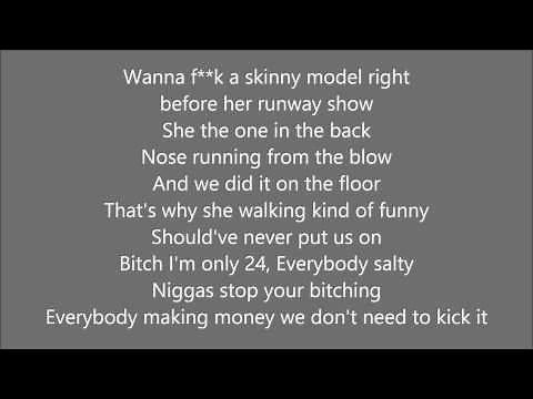 The Weeknd - Drunk In Love (Remix) Lyrics on Screen