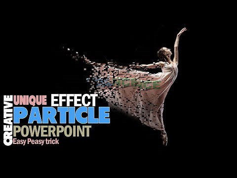 Particles Text Effect Animation in Microsoft PowerPoint 2016-2019 Tutorial | ppt tips and tricks